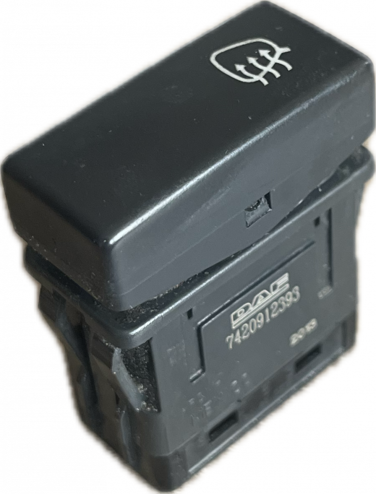 DAF LF MIRROR HEATER SWITCH, CONTROL SWITCH - 1700993, 7420912393